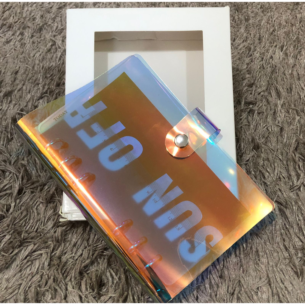 Jual Binder PVC A6 Transparent 6 Ring (Free Kertas Binder) | Hologram ...