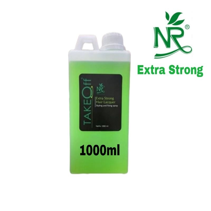 Jual NR Take Off Hair Spray Non Aerosol Extra Strong 1000ml | Shopee ...
