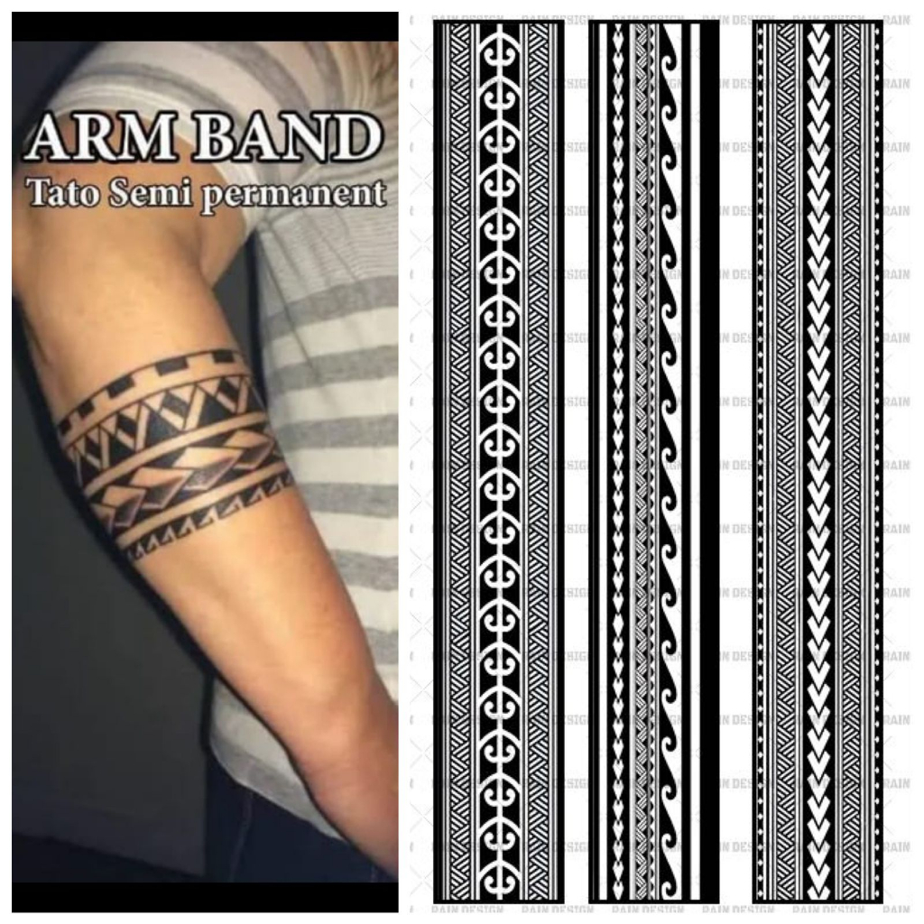 Jual RAINDESIGN-Stiker tato temporer semi permanen anti air SERI ARM ...