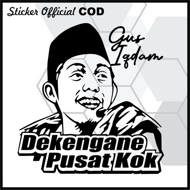 Jual sticker wajah gus iqdam dekengane pusat | Shopee Indonesia