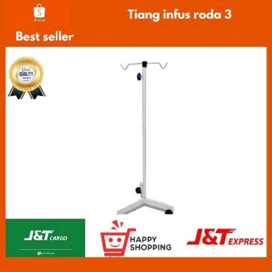 Jual Tiang infus roda 3\kaki roda 3 | Shopee Indonesia