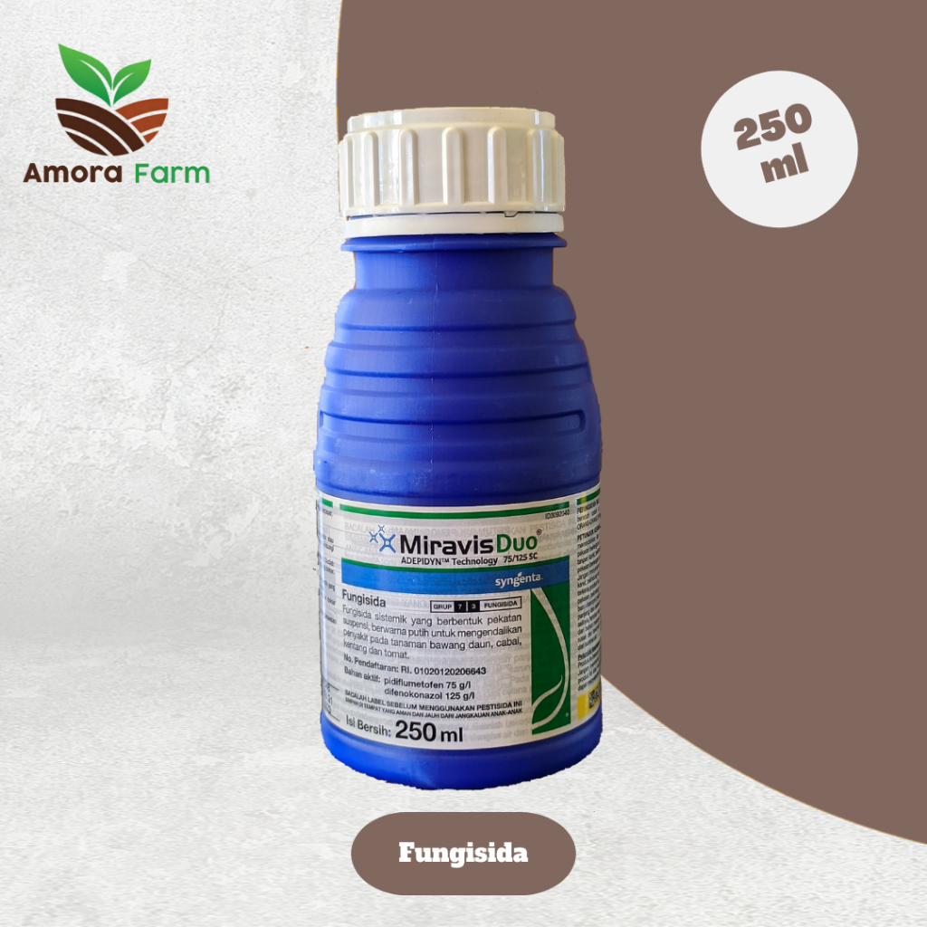 Jual Fungisida MIRAVIS DUO 75/125SC Kemasan 250ml syngenta | Shopee ...