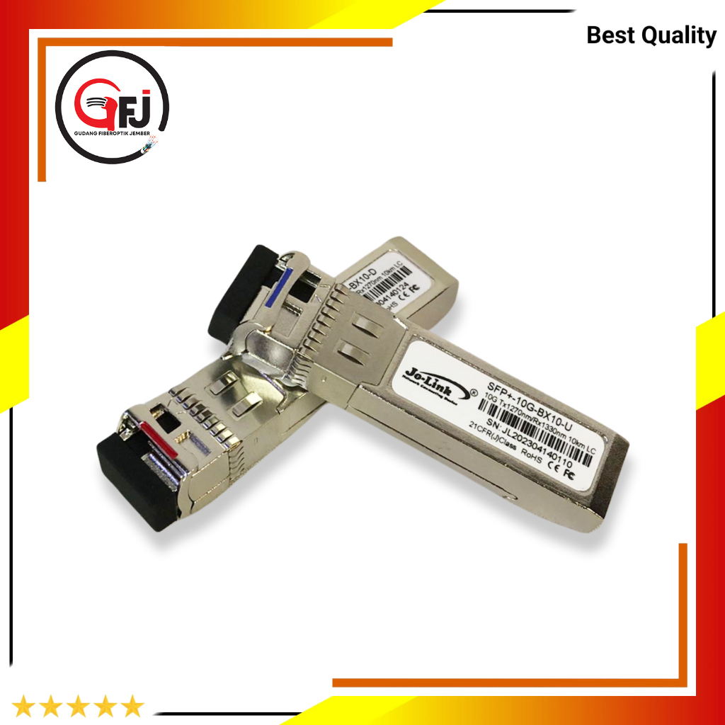 Jual [TERMURAH] SFP BIDI 10G 10KM/20KM/40KM SINGLEMODE CONNECTOR LC MERK JOLINK ORIGINAL ...