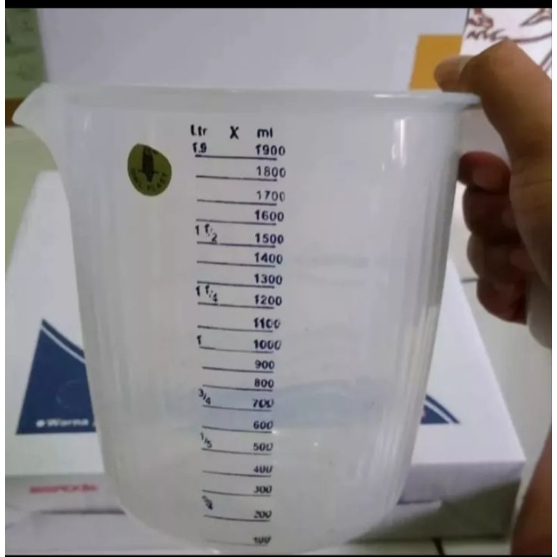 Jual gelas takar ukuran 2liter/gelas takaran kapasitas 2000ml | Shopee ...