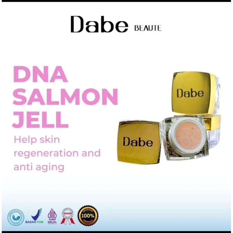 Jual [ DNA SALMON JELL ] DabeBeaute Skincare ori Dabe Beauty Dabe ...