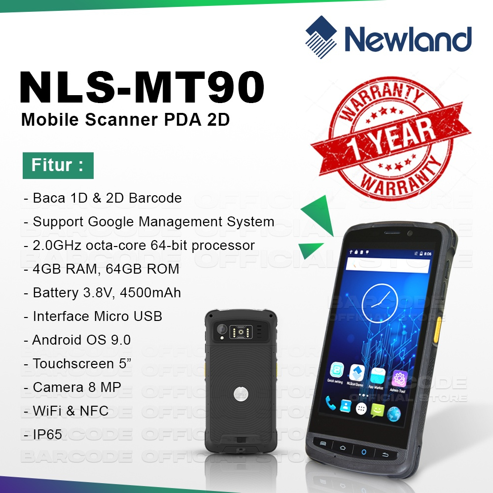 Jual Mobile Barcode Scanner Newland NLS MT-9055 Pergudangan Warehouse | Shopee Indonesia
