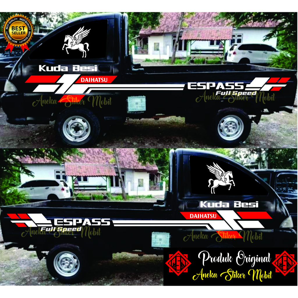 Jual Stiker Pick Up Espass Model Kuda Besi Terbaru | Shopee Indonesia