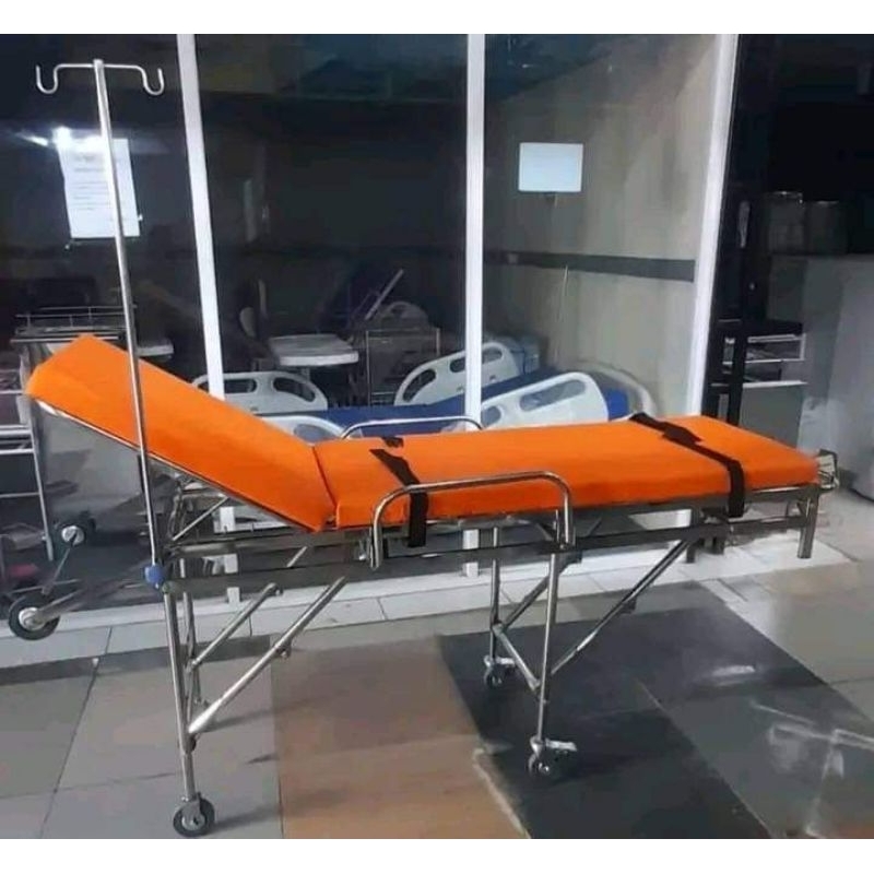 Jual Stretcher Ambulance Tandu Dorong Brangkar Ambulance lipat Bisa ...