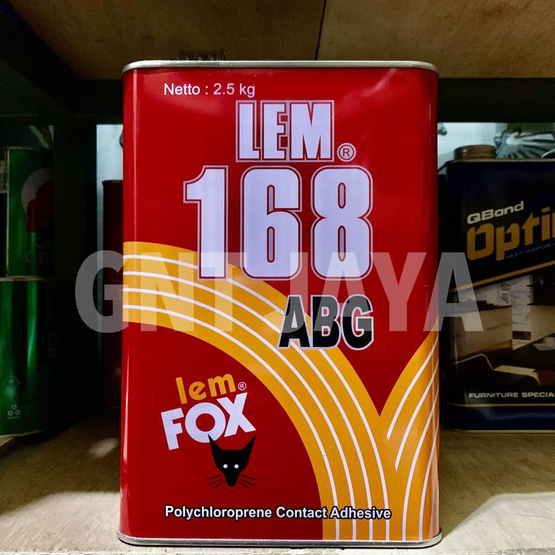 Jual Lem Fox 168 Abg 2,5 kg 2500grm lem hpl lem decosheet tacon lem ...