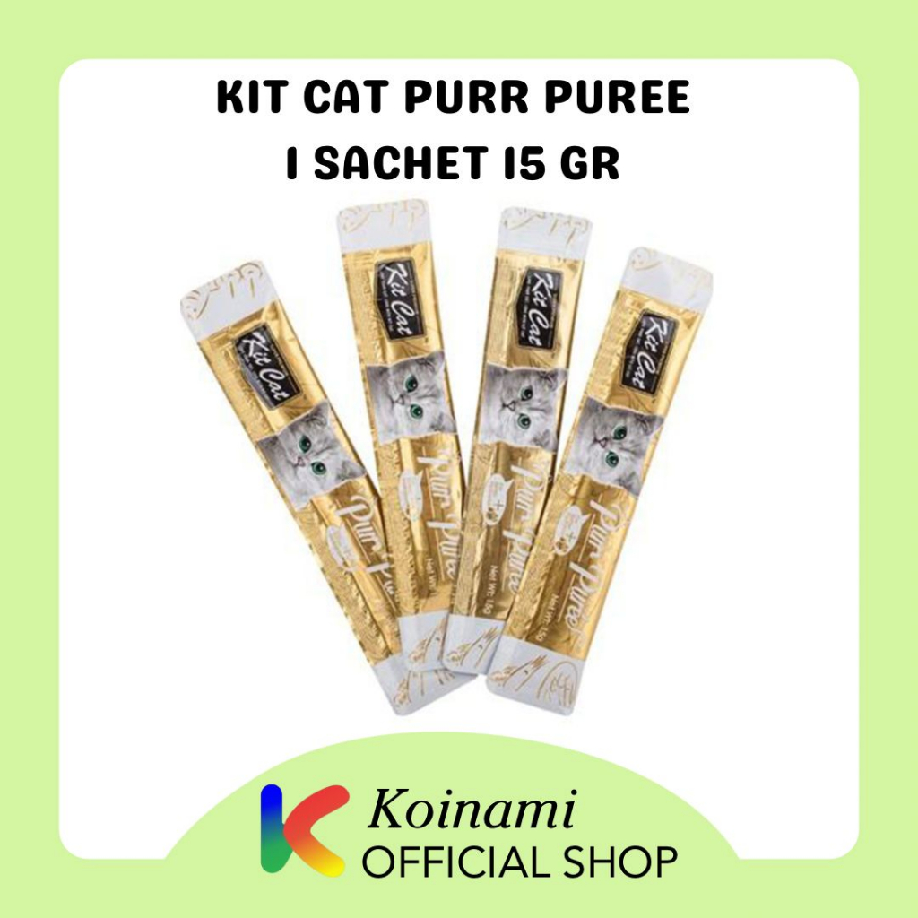 Jual Kit Cat Purr Puree 1 Sachet 15gr - Snack Kucing - Snack Creamy ...