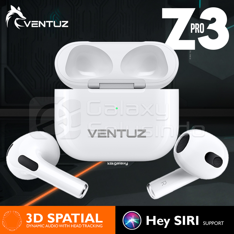 Jual VENTUZ Z3 PRO 3D Spatial Audio With GPS Tracker TWS Earphone ...