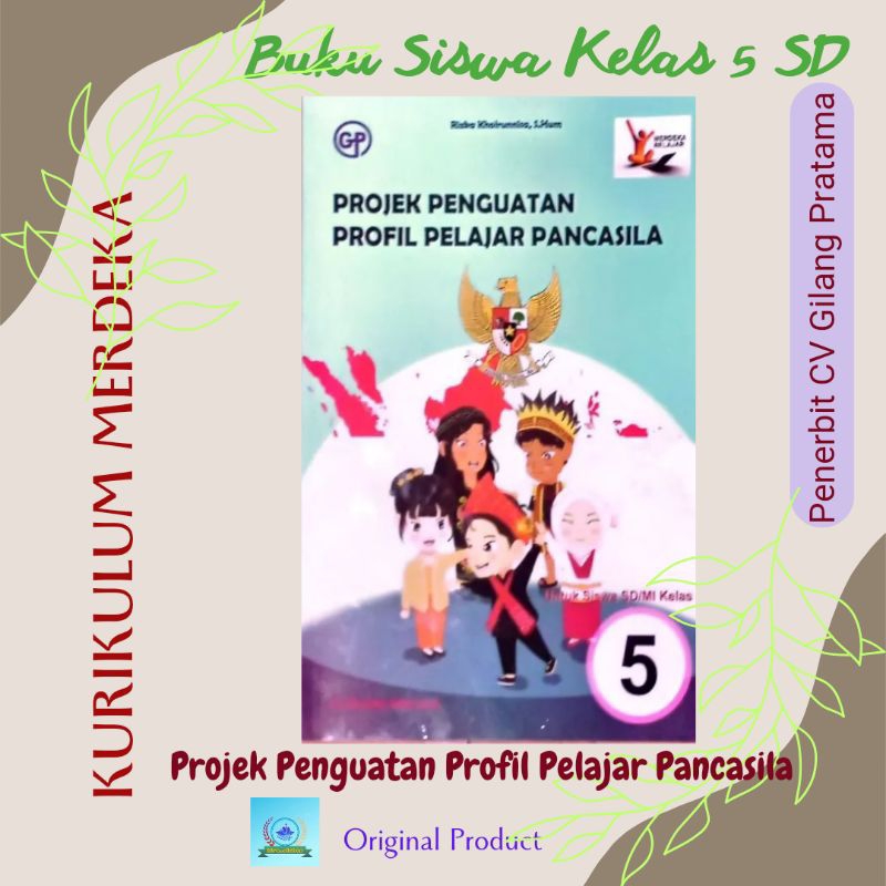 Jual Buku Pendidikan Pancasila, PJOK Seni Rupa, P5 Projek Penguatan Profil Pelajar Pancasila ...