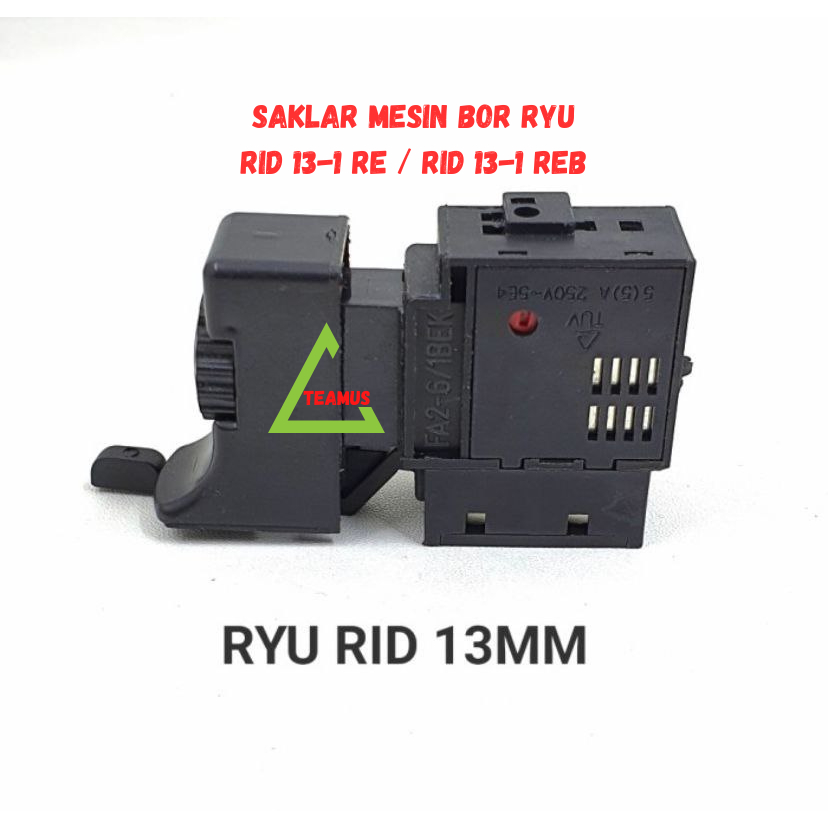 Jual Switch ON OFF RYU Bor 13MM Bolak balik Saklar Mesin Bor Tipe RYU ...