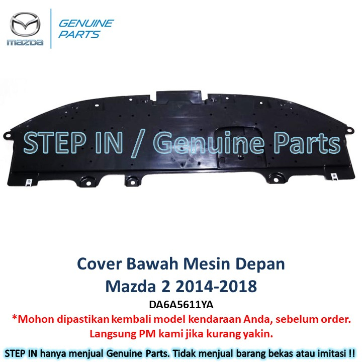 Jual Cover Engine DEPAN DA6A5611YA Tutup bawah mesin Mazda 2 mazda2 ...