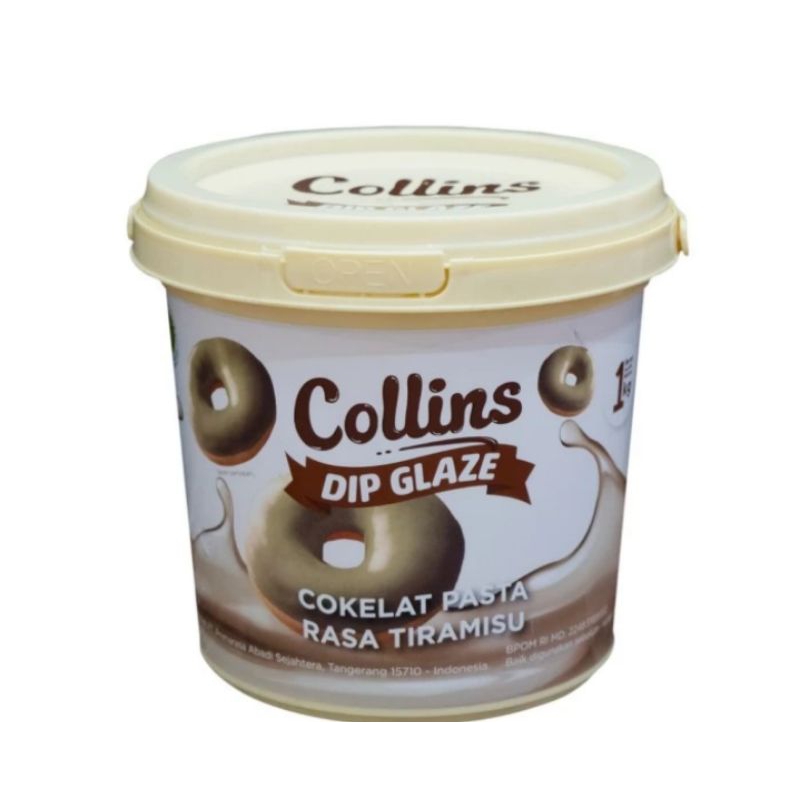 Jual Collins Dip Glaze Tiramisu 1kg | Shopee Indonesia