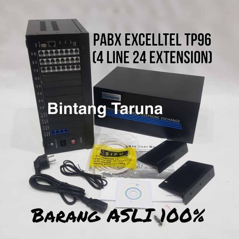 Jual Pabx Excelltel TP96 Pabx 4 Line 24 Extension Excelltel TP-96 Pabx ...