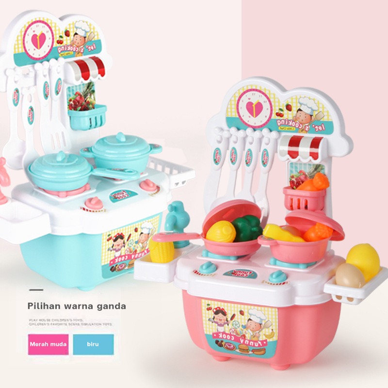 Jual FUNTOY Mainan Masak Mini Kitchen Set Masakan Anak Mainan Dapur ...