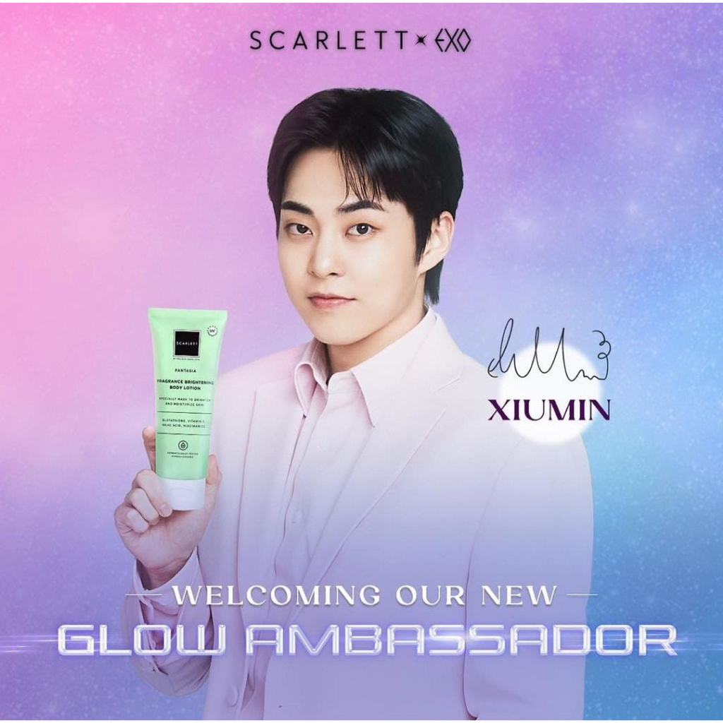 Jual SCARLETT WHITENING x EXO Body Lotion Tube 180ml | Jolly | Charming ...