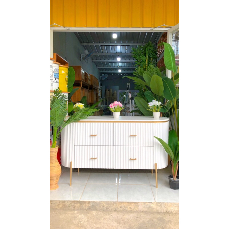 Jual BUFFET SALUR 4 LACU KAKI BESI LEMARI | Shopee Indonesia