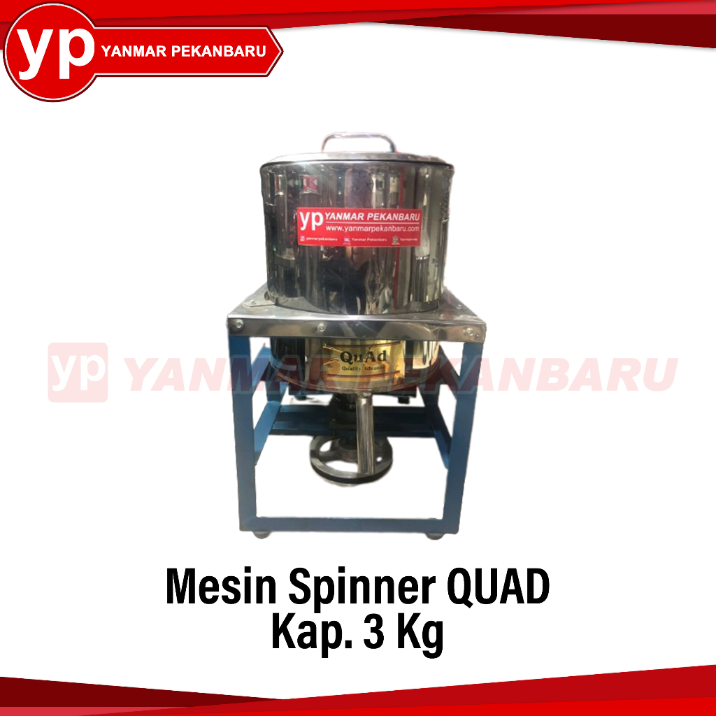 Jual Mesin Spinner Peniris Minyak 3 Kg QUAD x FETCH 1/4 HP 4 Pole 1 ...