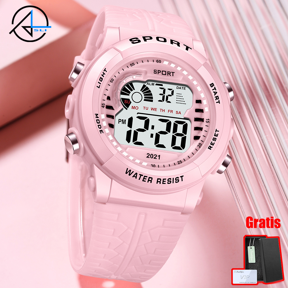 Jual Jam Tangan Wantia Anak-Anak bercahaya Digital Sunlifex Olahraga ...