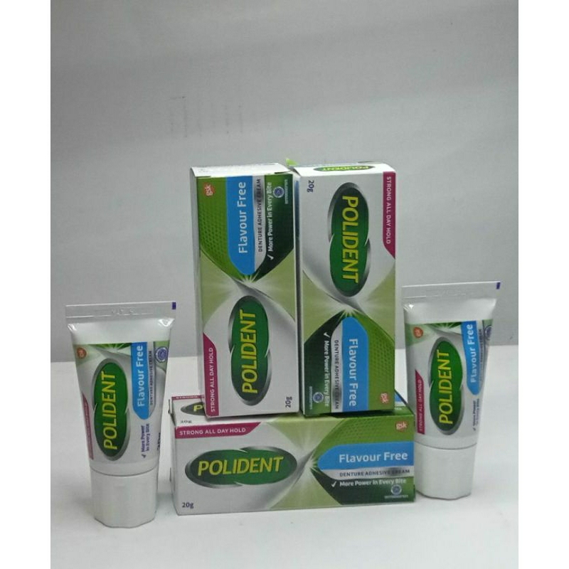 Jual Polident Adhesive Flavour Free 20gr | Shopee Indonesia