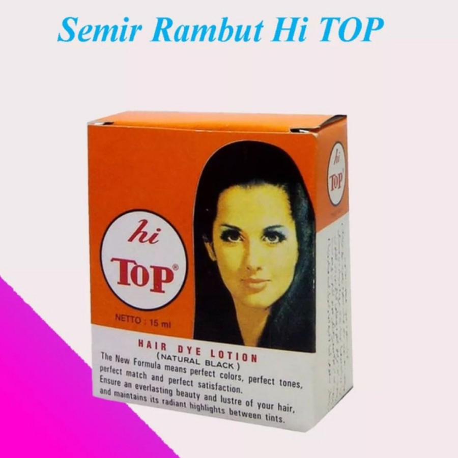 Jual Hitop Semir Rambut Hitam 15ml - (Kecil) Hi Top Pewarna Rambut ...