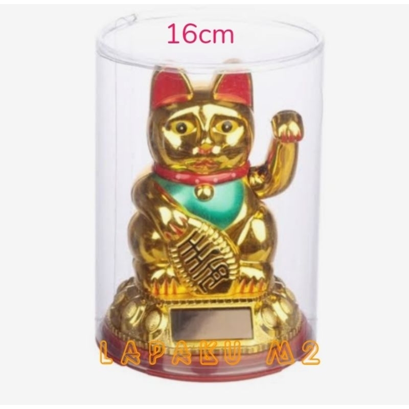 Jual Patung Kucing Hoki Manekineko Lucky Cat 16cm | Shopee Indonesia