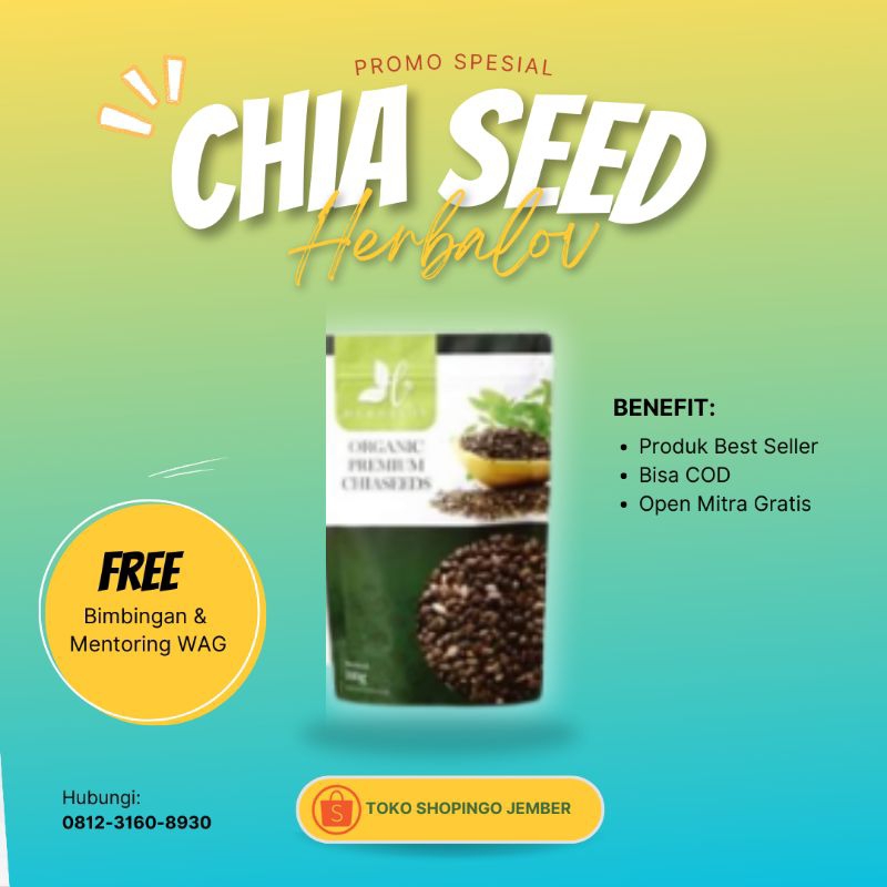Jual Premium Chia Seed Herbalov | Shopee Indonesia