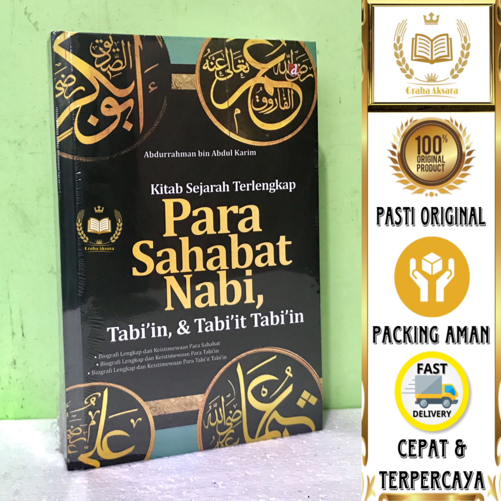 Jual Buku Kitab Sejarah Terlengkap Para Sahabat Nabi Tabiin & Tabiit ...