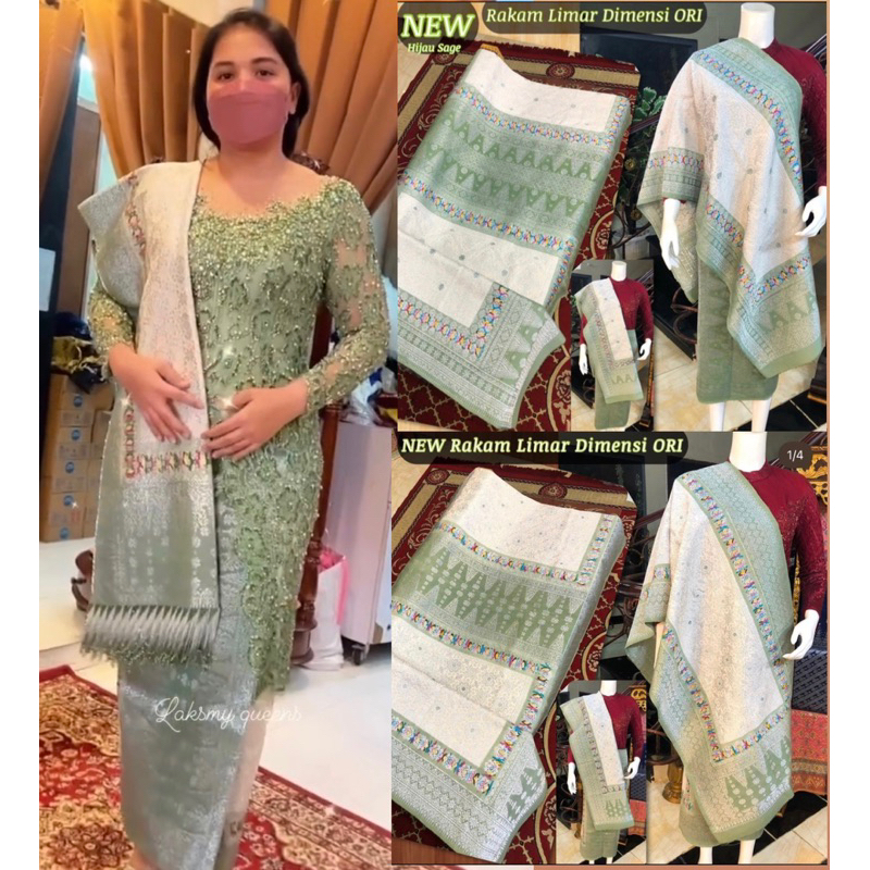 Jual New Exclusive Songket Rakam Dimensi ORI /songket tenun asli ...