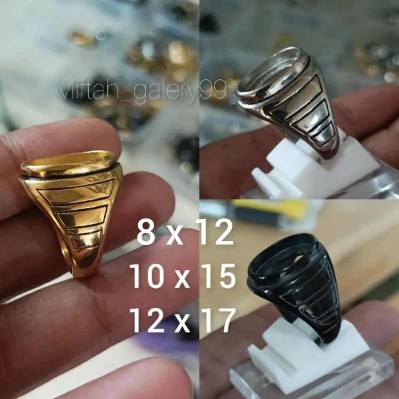 Jual Ring emban titanium super 10x15, 12x17 8x12 | Shopee Indonesia
