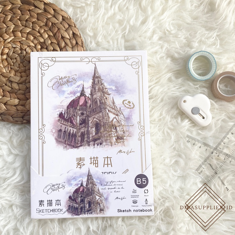 Jual Buku Sketchbook Sketch Sketsa Book Notebook B5 Chinese Famous ...