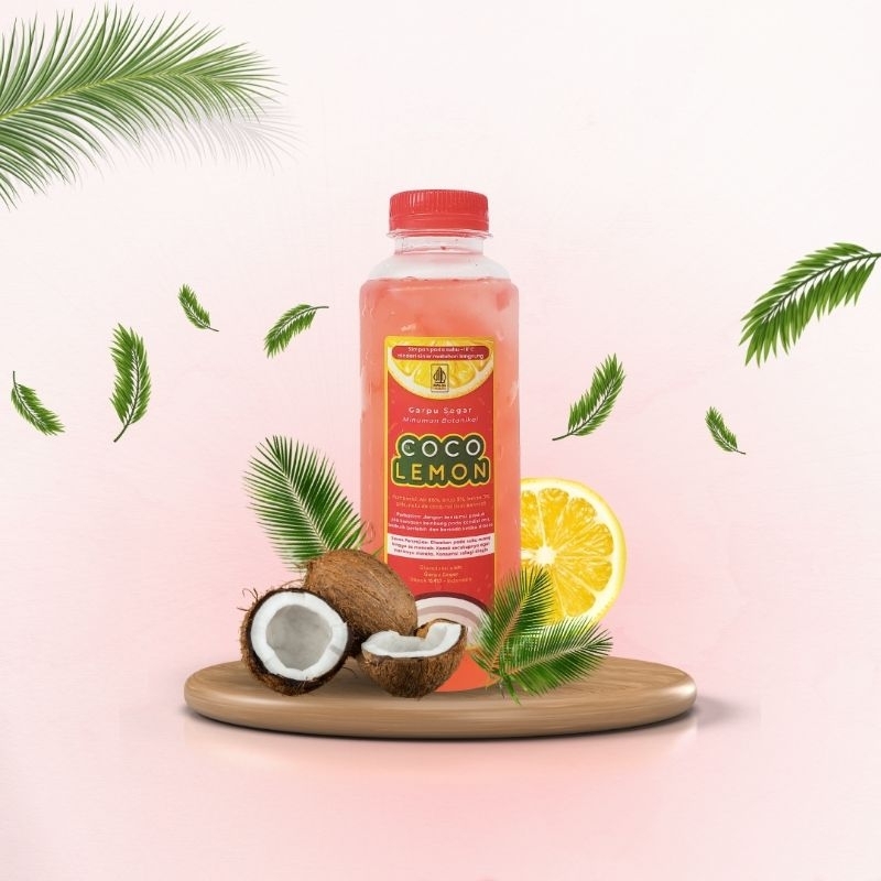 Jual Coco Lemon / Minuman Botanikal Garpu Segar / Minuman Botol ...
