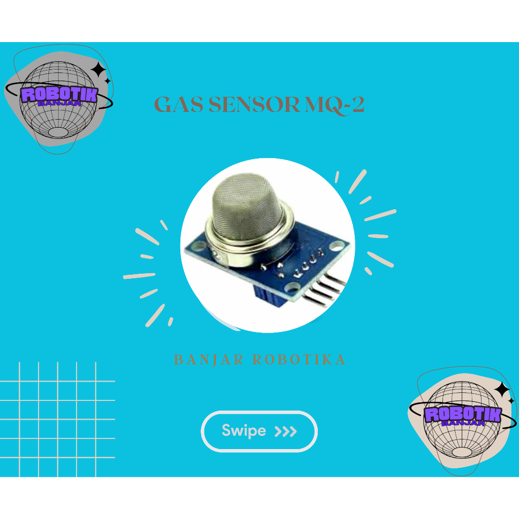 Jual Gas Sensor Modul Sensor Gas Mq 2 Mq2 Arduino Sensor Banjar 5309