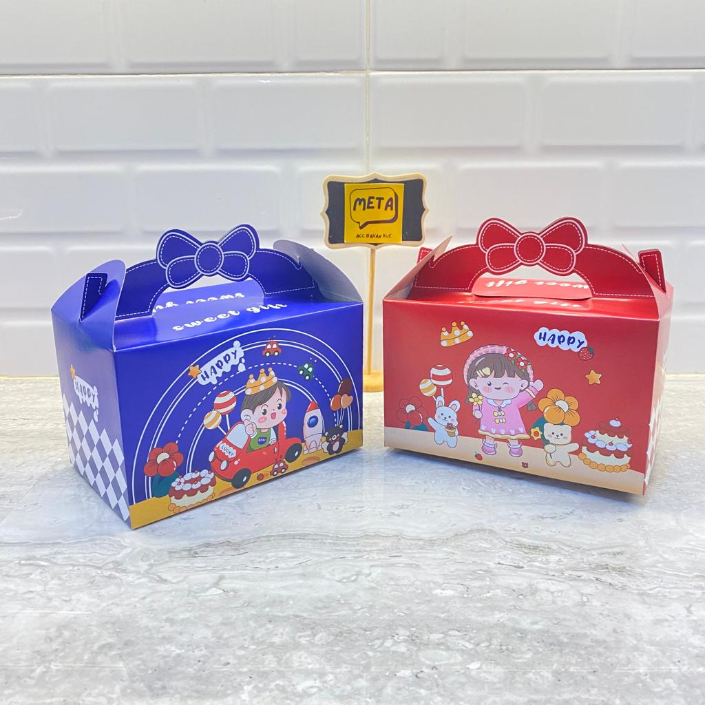 Jual 10PCS BOX GABLE HAPPY / GOODIE BAG BOY GIRL HAPPY / KOTAK MDC ...