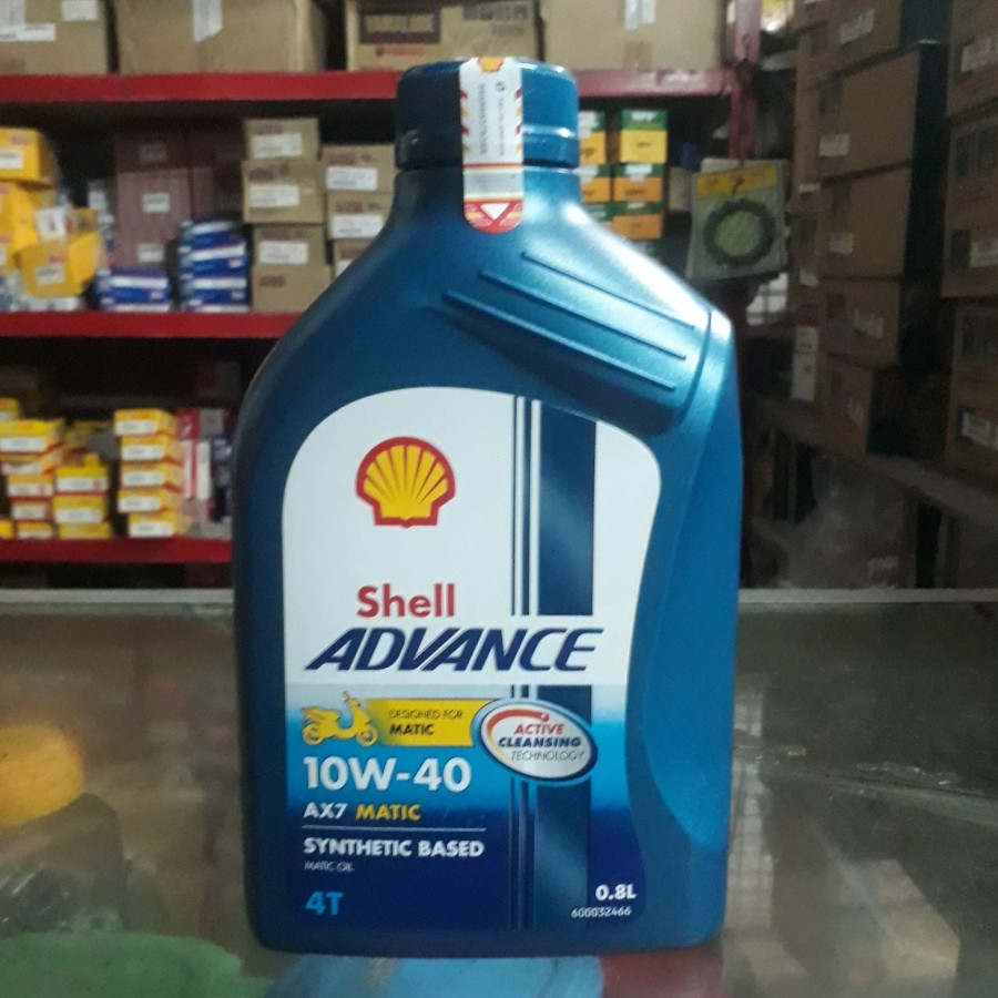 Jual SHELL AX7 Scooter/ Matic, Oli Mesin Motor Matic Advance 4T 10W/40 ...