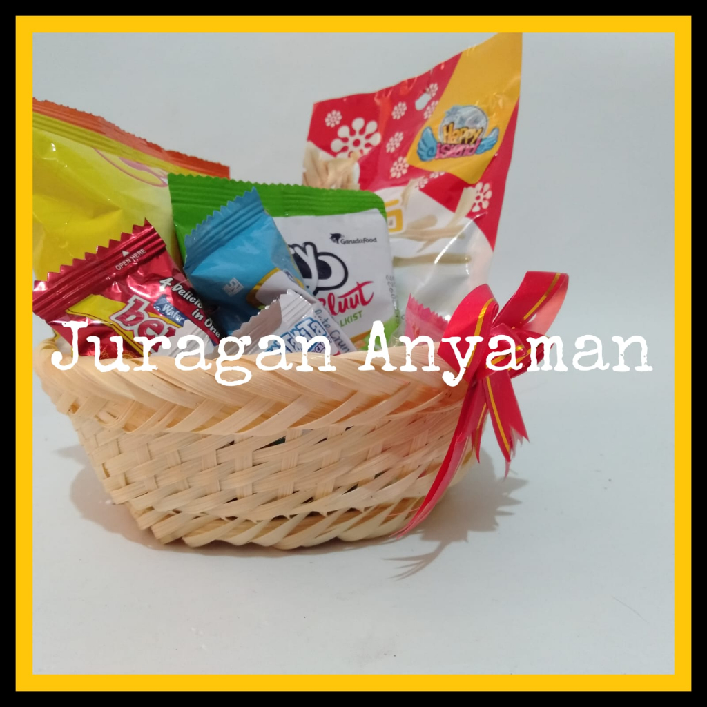Jual Kerajinan Bambu - Keranjang Serbaguna - Tempat Aneka Permen ...
