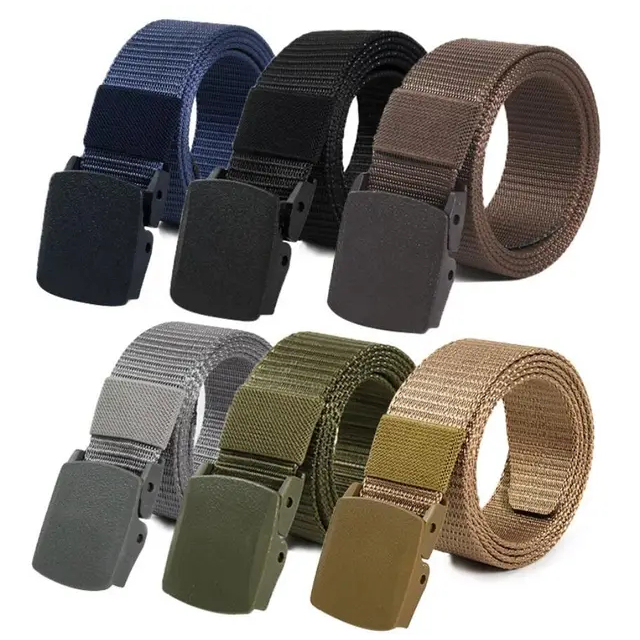 Jual Gesper Ikat Pinggang Pria Canvas Nylon Tactical Military Anti Metal Detektor | Shopee Indonesia