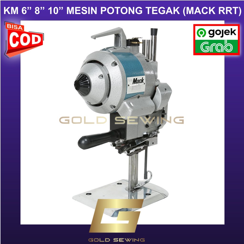 Jual Mesin Potong Bahan Kain Tegak 6" 8" 10" KM KM6" KM8" KM10" Mack RRT Cutting Machine - GOLD ...