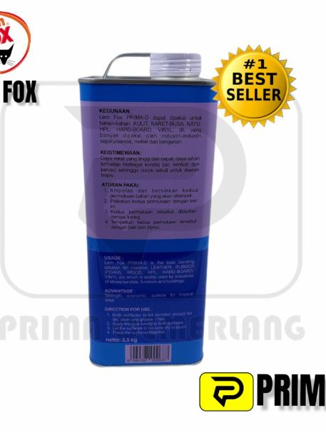 Jual lem fox prima galon 2,5kg | Shopee Indonesia