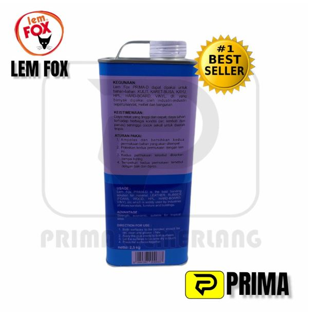 Jual lem fox prima galon 2,5kg | Shopee Indonesia