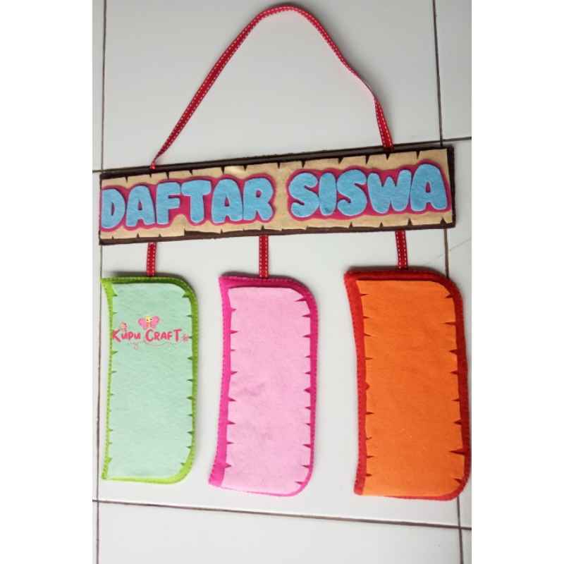 Jual hiasan kelas / daftar siswa | Shopee Indonesia