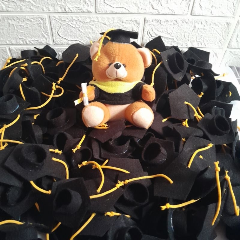 Jual Topi toga boneka wisuda segi lima | Shopee Indonesia