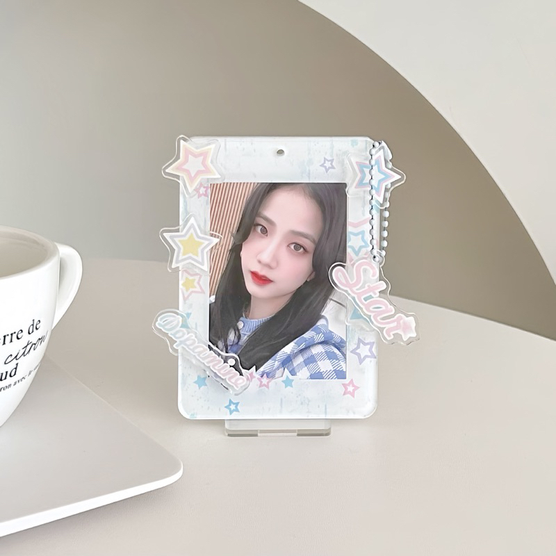 Jual [Ready stock] star light Photocard Holder 2 in 1 photocard frame ...