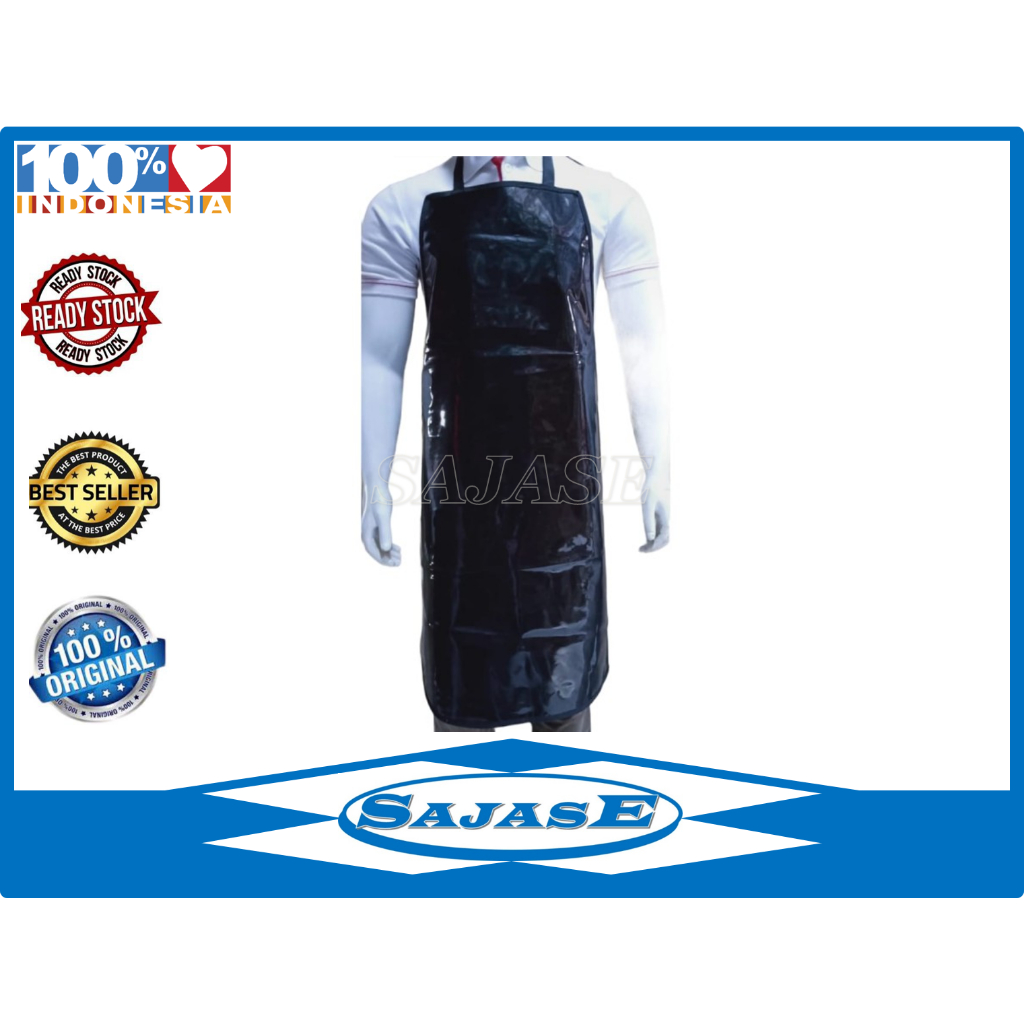 Jual Apron PVC Murah Celemek Masak Anti Air Panjang Apron Kulit ...