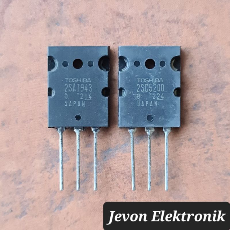 Jual Toshiba SA1943 SC5200 Original 1 SET Japan Transistor Lot 2 SA A 1943 SC C 5200 Asli ...