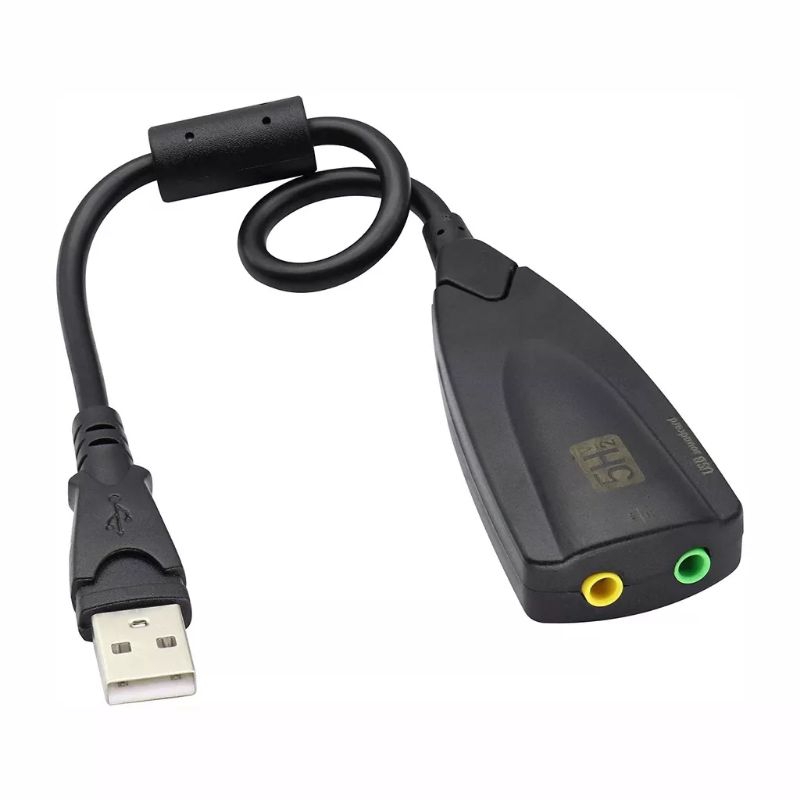 Jual USB Channel Sound Card Adapter External Audio Microphone, USB Virtual 7.1 (dari Makassar ...
