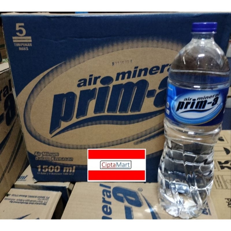 Jual Prima Air Mineral 12 x 1500ml ( 1 dus ) | Shopee Indonesia