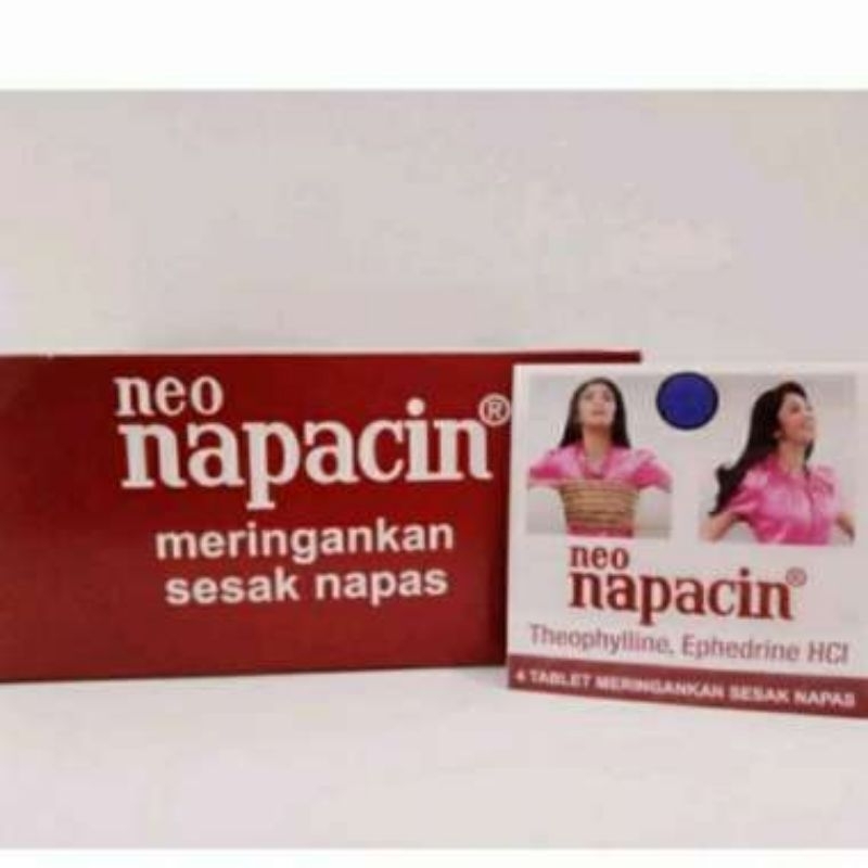 Jual neo napacin strip isi 4 tablet / neonapacin / obat sesak murah ...